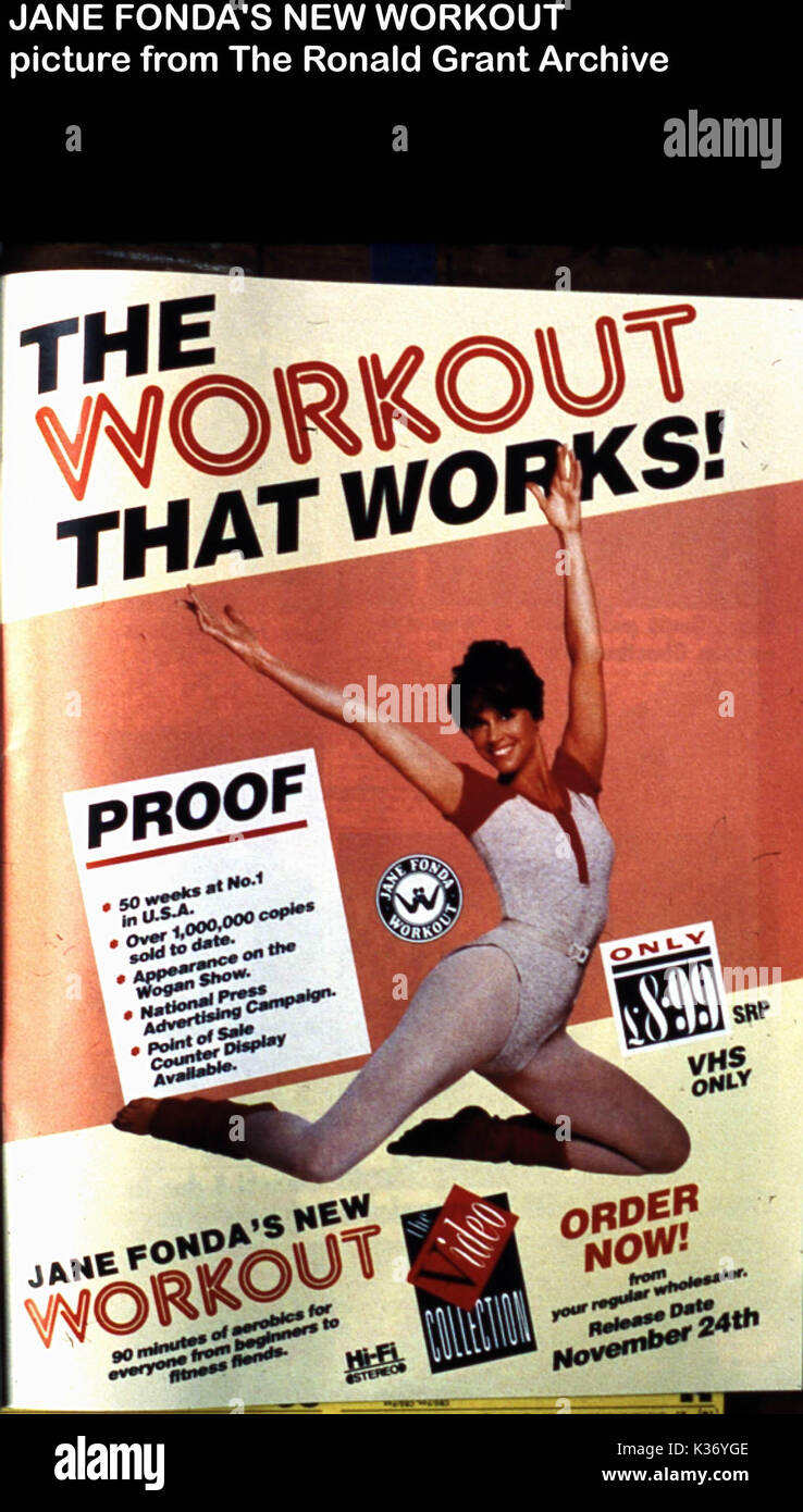 JANE FONDAS NEW WORKOUT Date: 1985 Stock Photo - Alamy