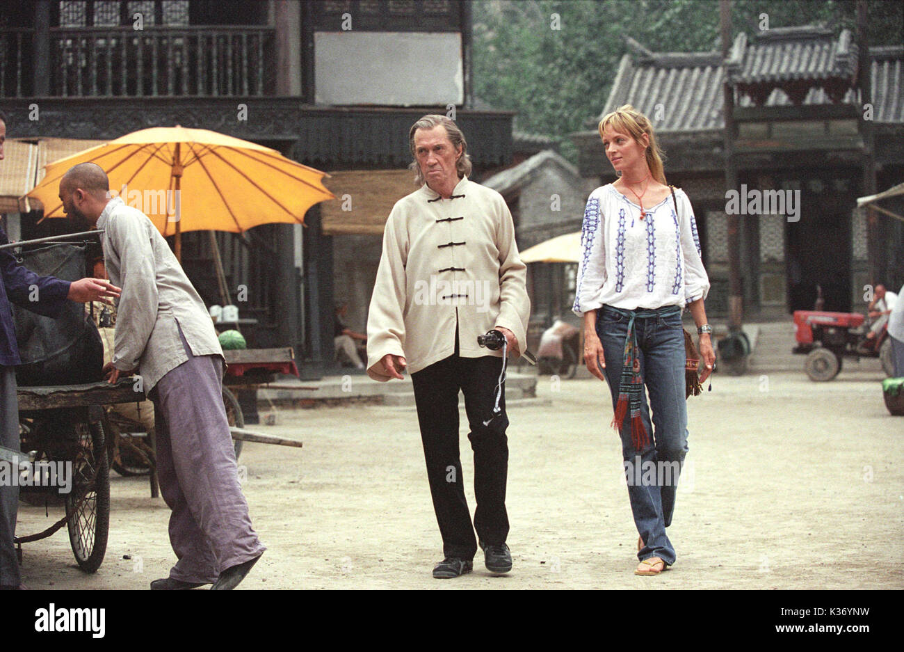 KILL BILL VOL.2 UMA THURMAN AS THE BRIDE, DAVID CARRADINE AS BILL Use ...