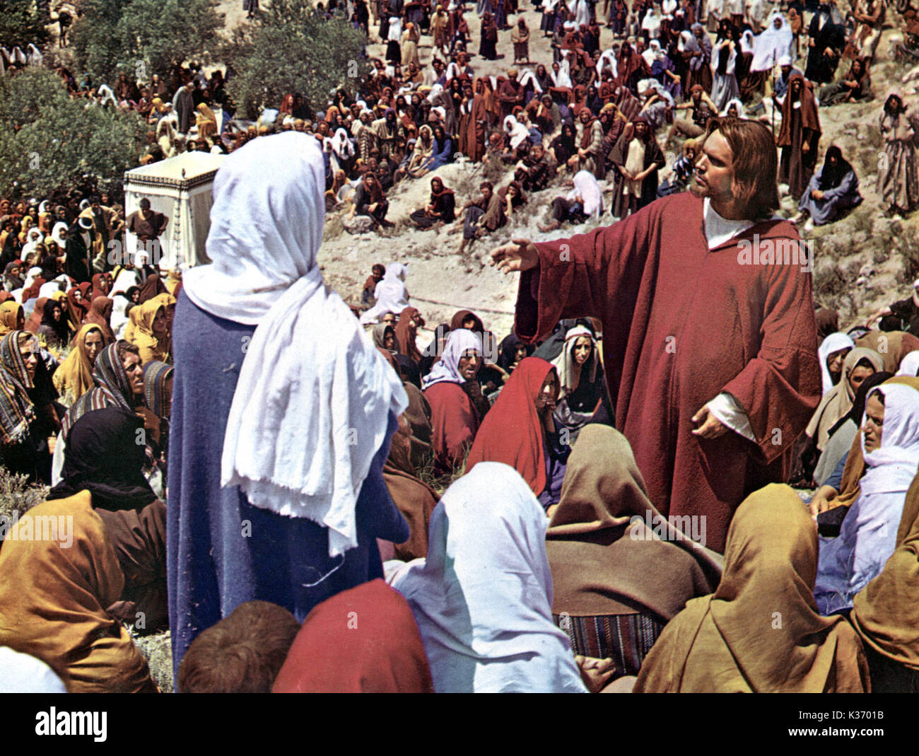 KING OF KINGS JEFFREY HUNTER as Jesus Date: 1961 Stock Photo - Alamy