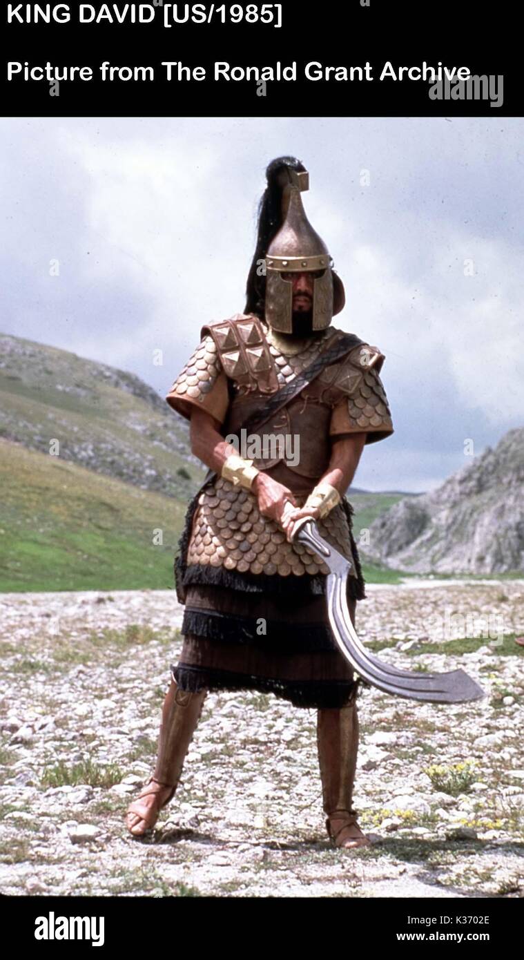 KING DAVID GEORGE EASTMAN AS GOLIATH Date: 1985 Stock Photo - Alamy