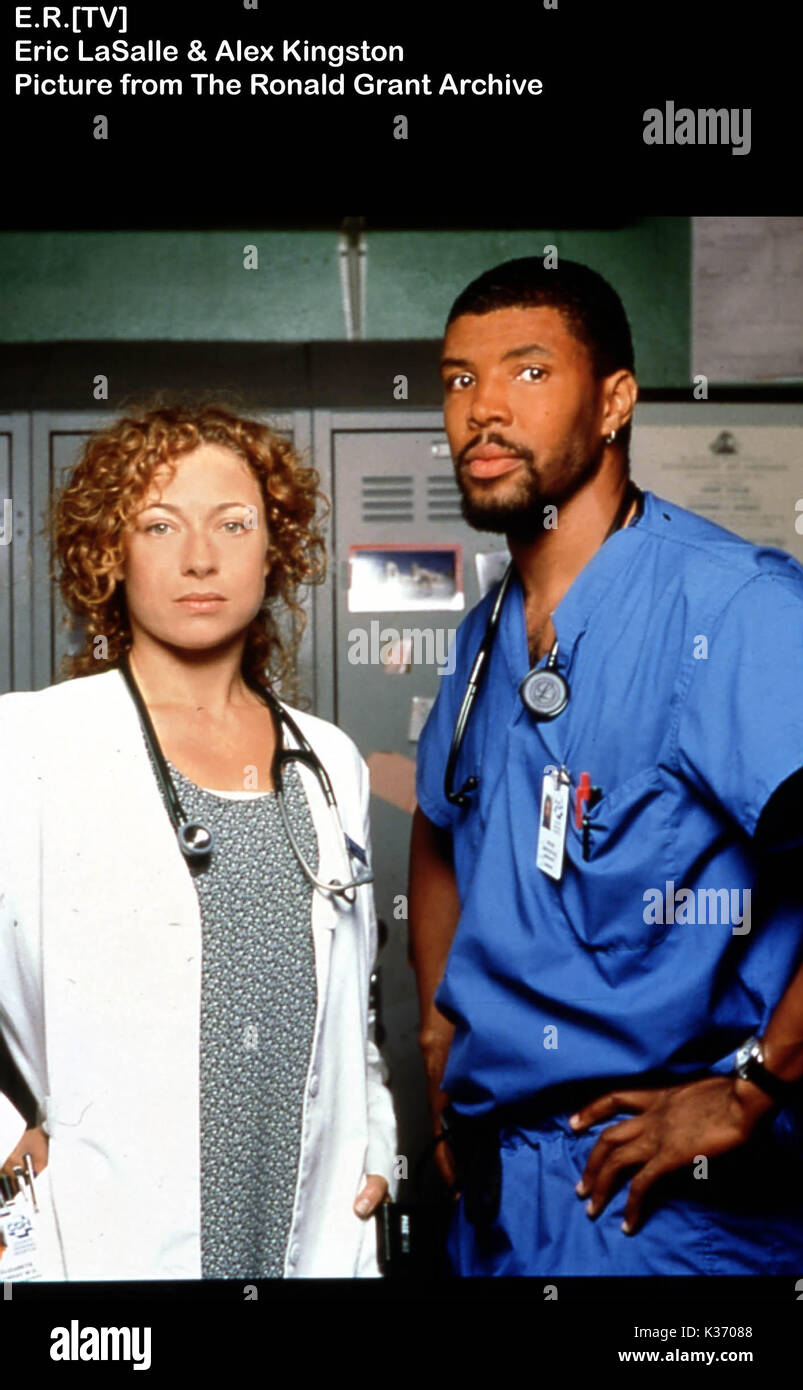 ER ERIC LASALLE, ALEX KINGSTON Stock Photo - Alamy