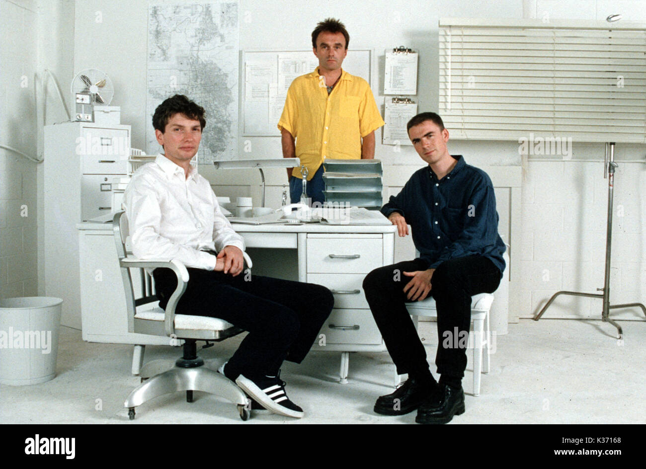 A LIFE LESS ORDINARY L-R, ANDREW MacDONALD , DANNY BOYLE (director) AND ...