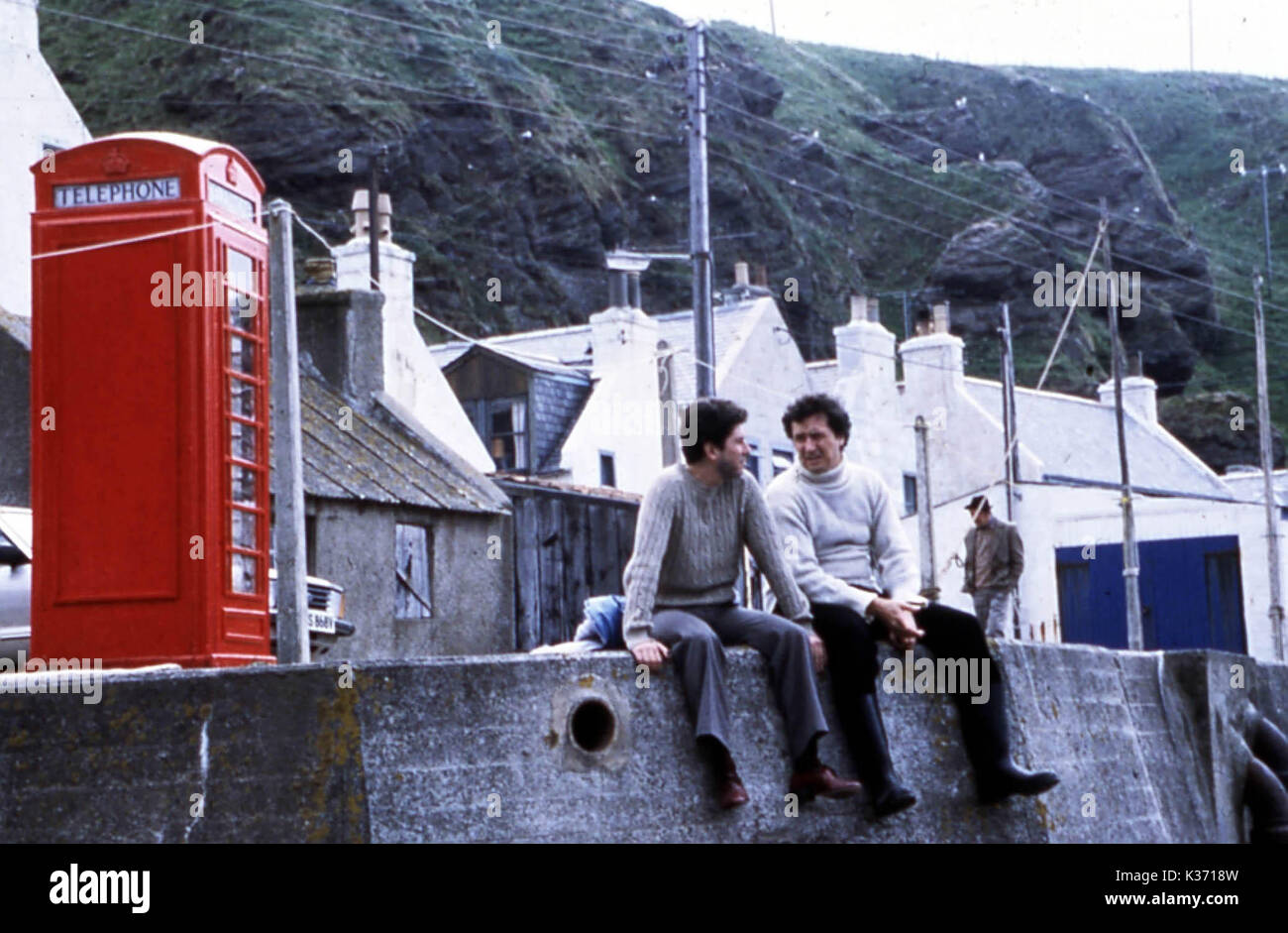 LOCAL HERO PETER RIEGERT AND CHRISTOPHER ROZYCKI Date: 1983 Stock Photo ...