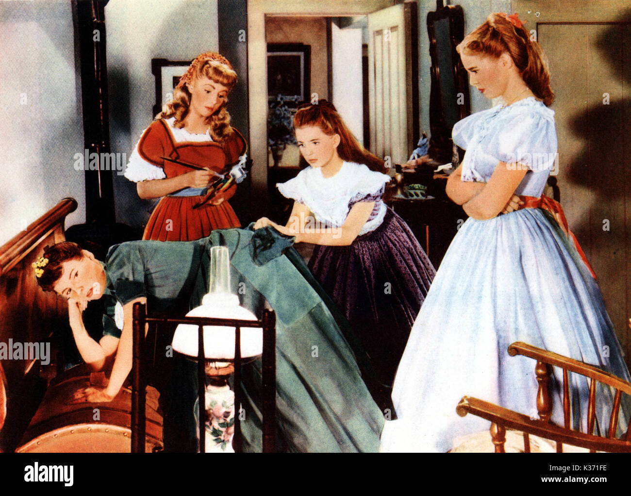 LITTLE WOMEN [US 1948] L-R June Allyson, Elizabeth Taylor, Margaret O ...