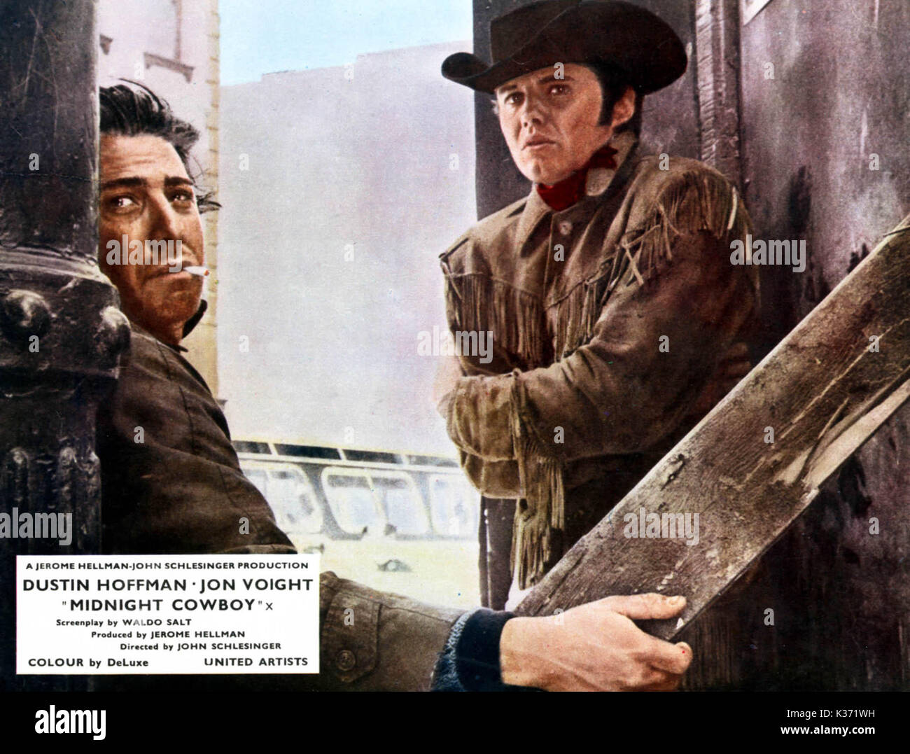 MIDNIGHT COWBOY JON VOIGHT AND DUSTIN HOFFMAN A JEROME HELLMAN ...