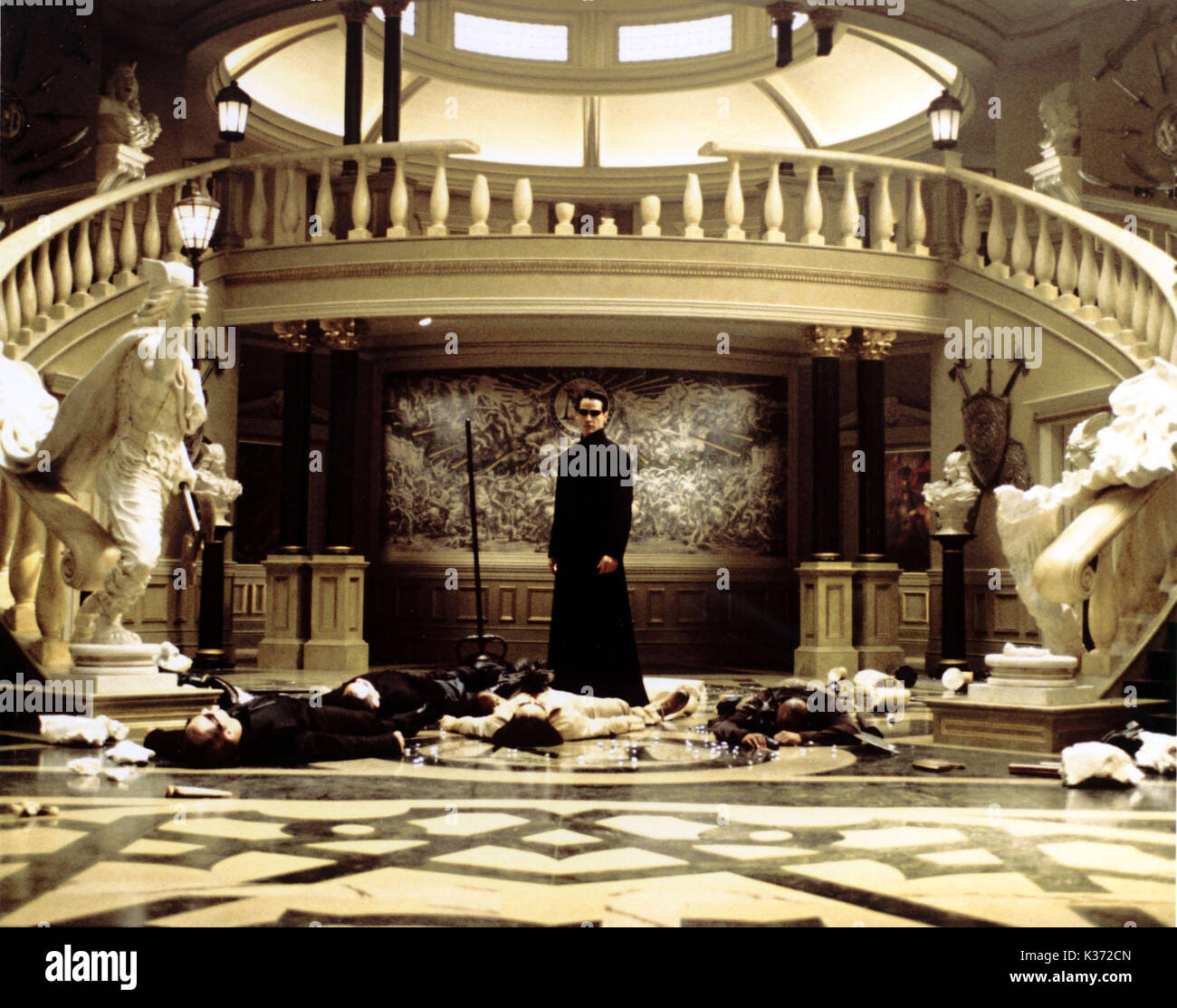 THE MATRIX RELOADED KEANU REEVES A WARNER BROS FILM Date: 2003 Stock ...