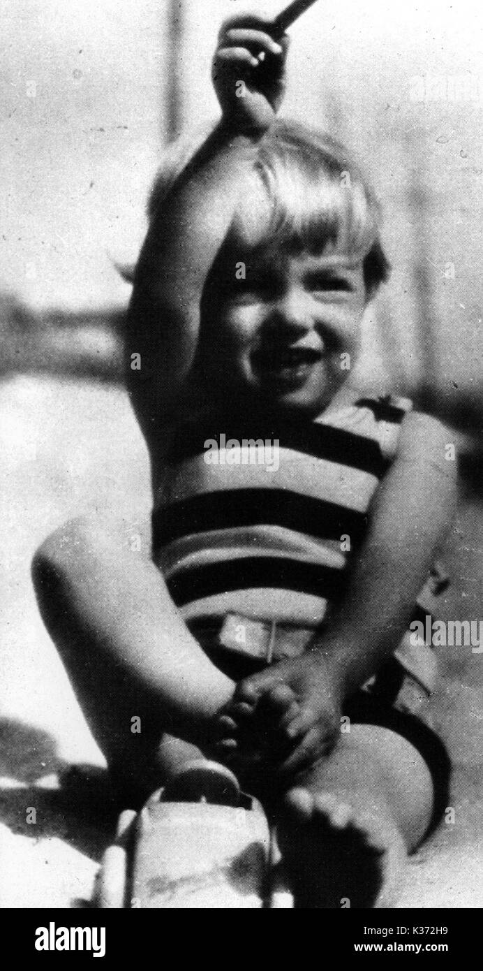 MARILYN MONROE AS A CHILD Stock Photo - Alamy