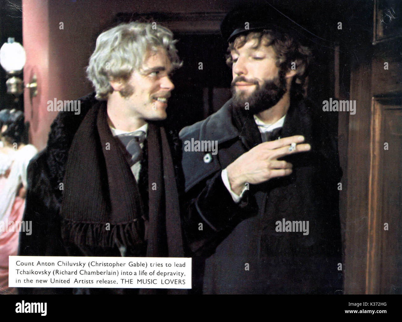 THE MUSIC LOVERS CHRISTOPHER GABLE AND RICHARD CHAMBERLAIN A ROSS FILMS ...