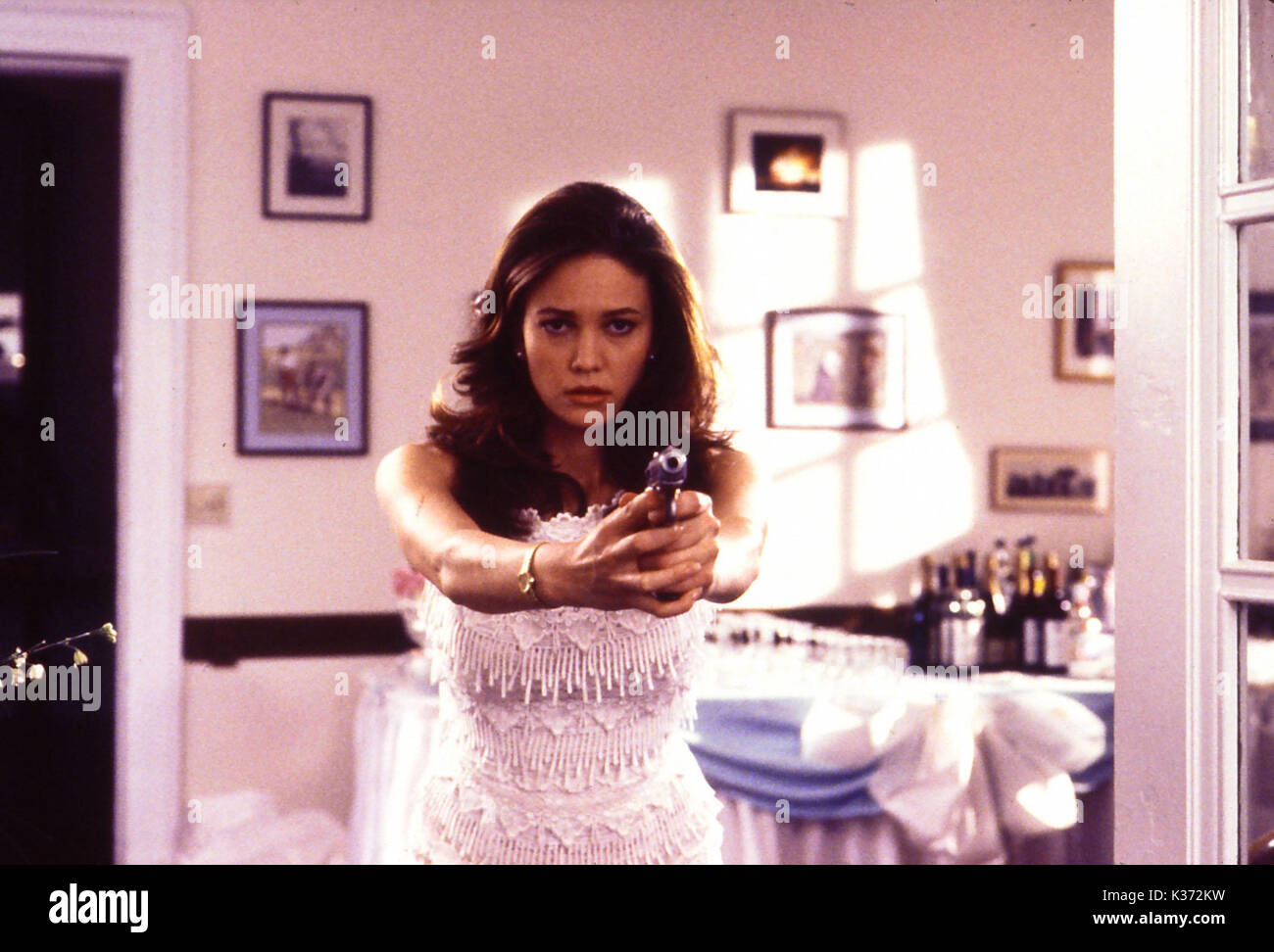 MY NEW GUN DIANE LANE IRS MEDIA Date: 1992 Stock Photo - Alamy