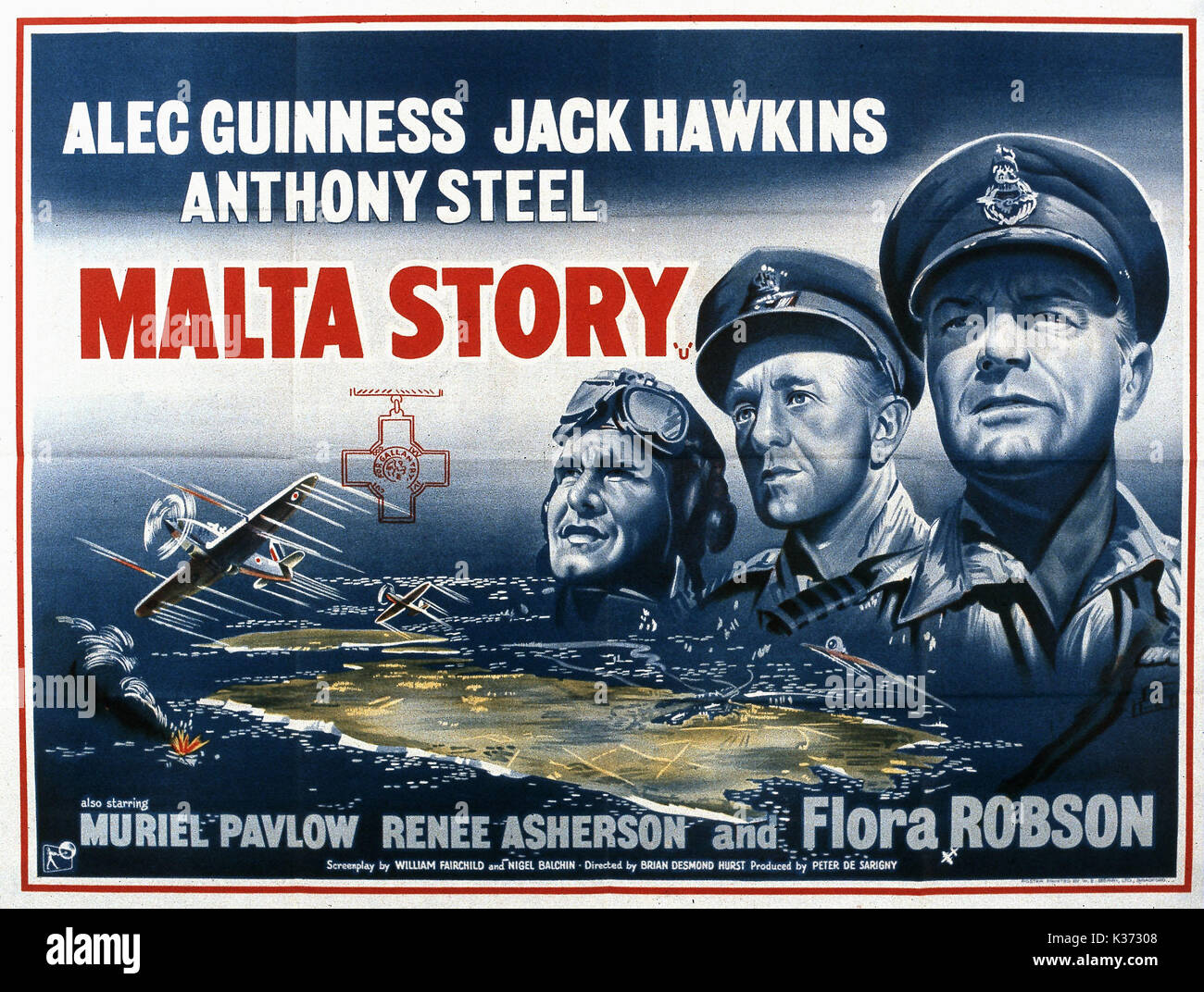THE MALTA STORY Date: 1953 Stock Photo - Alamy
