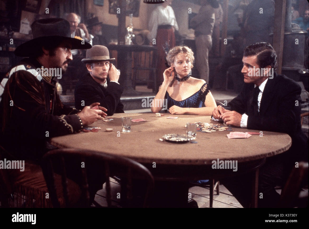 MAVERICK ALFRED MOLINA, ?, JODIE FOSTER, MEL GIBSON GAMBLING POKER CARD ...