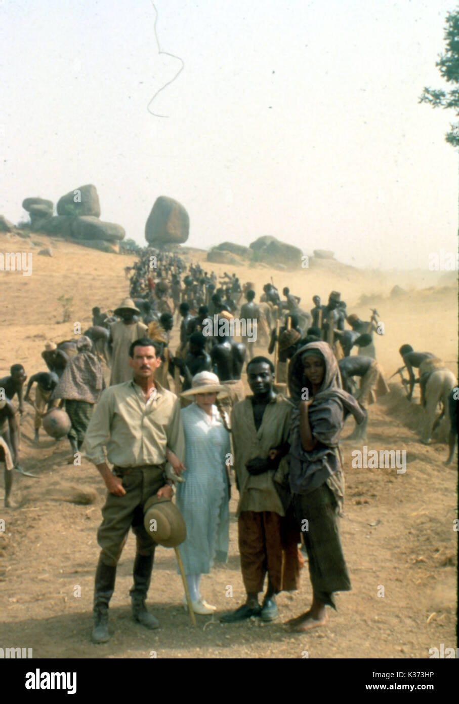 MISTER JOHNSON Pierce Brosnan, Beattie Edney Date: 1991 Stock Photo - Alamy