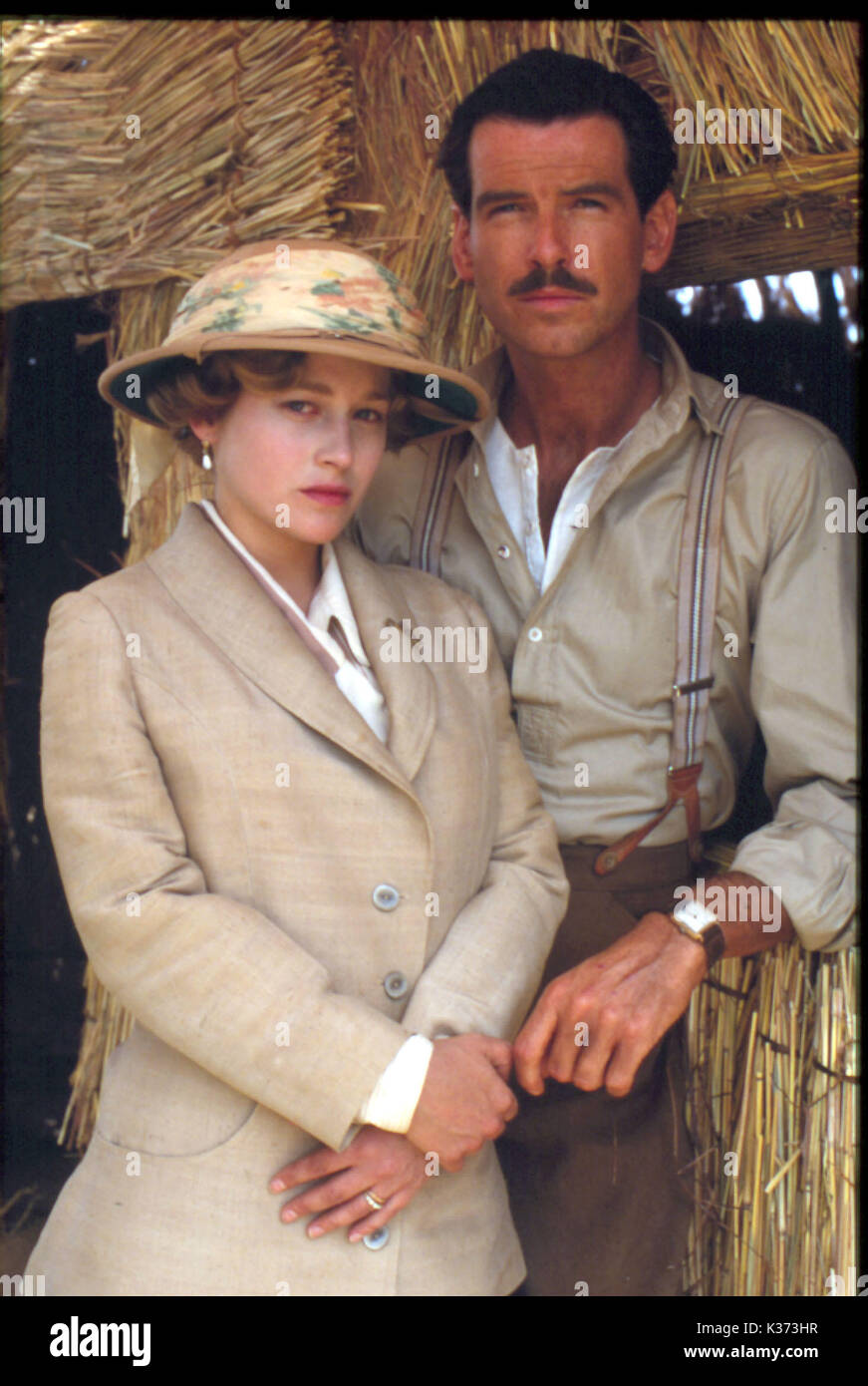 MISTER JOHNSON Beattie Edney and Pierce Brosnan Date: 1990 Stock Photo ...