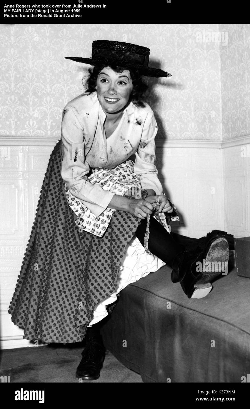 MY FAIR LADY ANNE ROGERS Stock Photo - Alamy