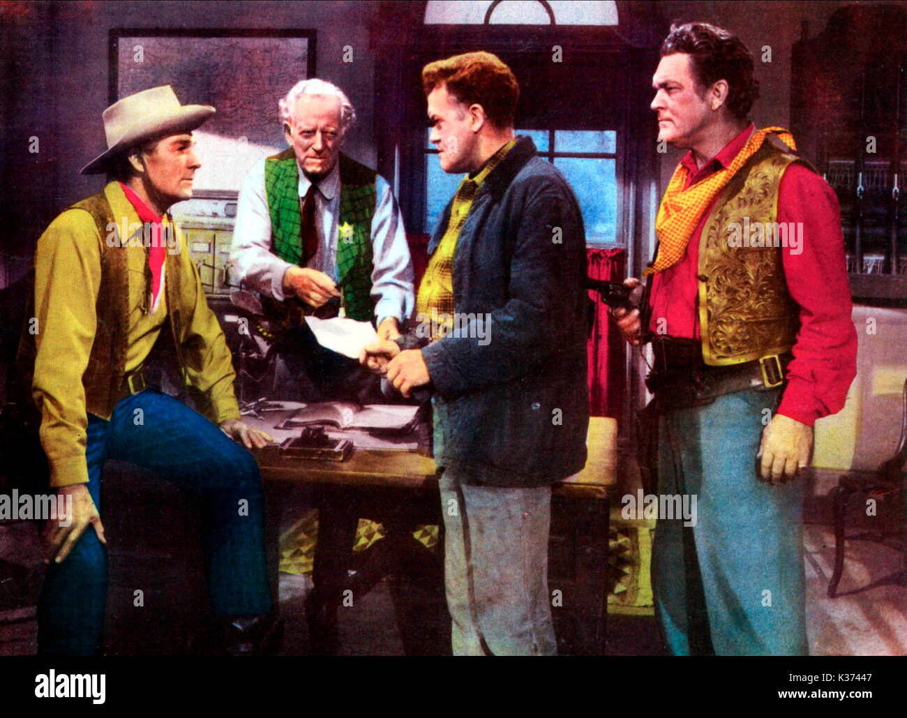 MAN IN THE SADDLE RANDOLPH SCOTT, , FRANK SCULLY, GUINN WILLIAMS Date ...