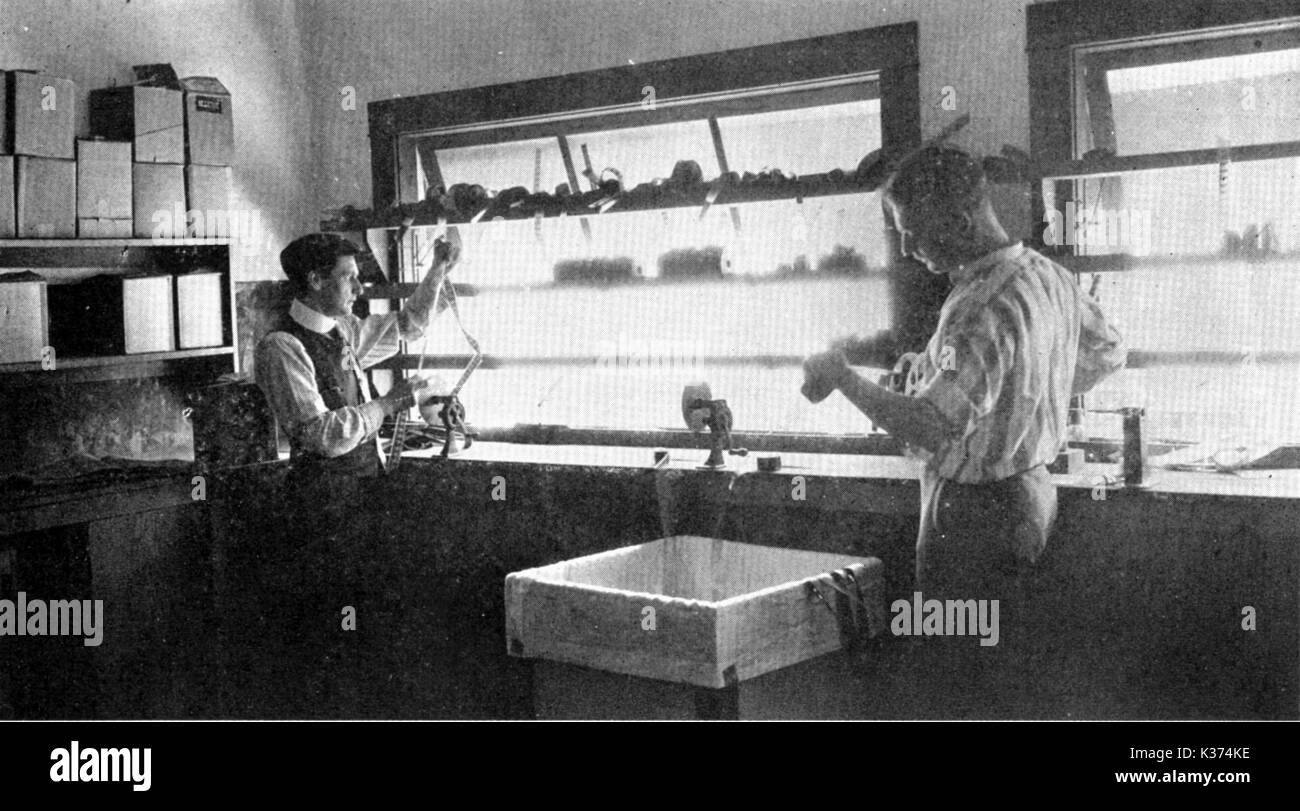 THE NEGATIVE INSPECTION ROOM AT THE THOMAS H INCE STUDIOS MPP/192BK THE ...