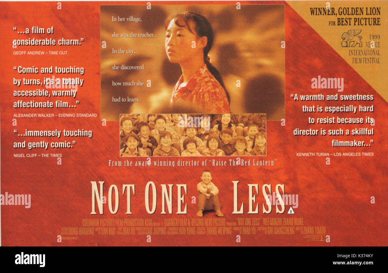 NOT ONE LESS Date: 1999 Stock Photo - Alamy