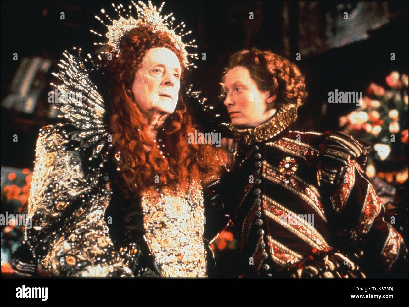 ORLANDO QUENTIN CRISP AS ELIZABETH I, TILDA SWINTON AS ORLANDO Stock ...