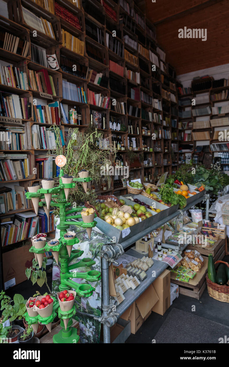 Food and Books inside Library Stock Photo - Alamy
