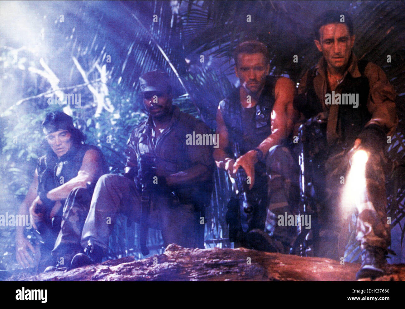 PREDATOR SOONY LANDHAM, CARL WEATHERS, ARNOLD SCHWARZENEGGER AND ...