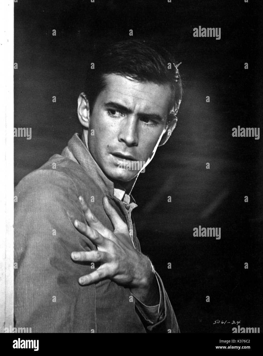 PSYCHO ANTHONY PERKINS COPYRIGHT UNIVERSAL PICTURES Date: 196O Stock ...