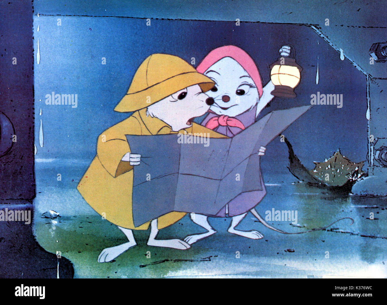 THE RESCUERS Bernard looks on aghast as he realises that Bianca intends ...