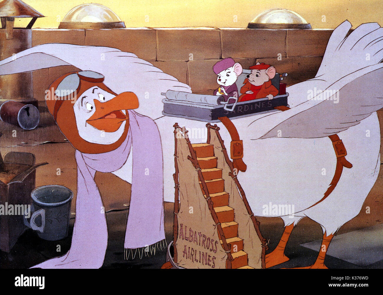 THE RESCUERS [US 1978] Orville the Albatross prepare'ss for take off to ...