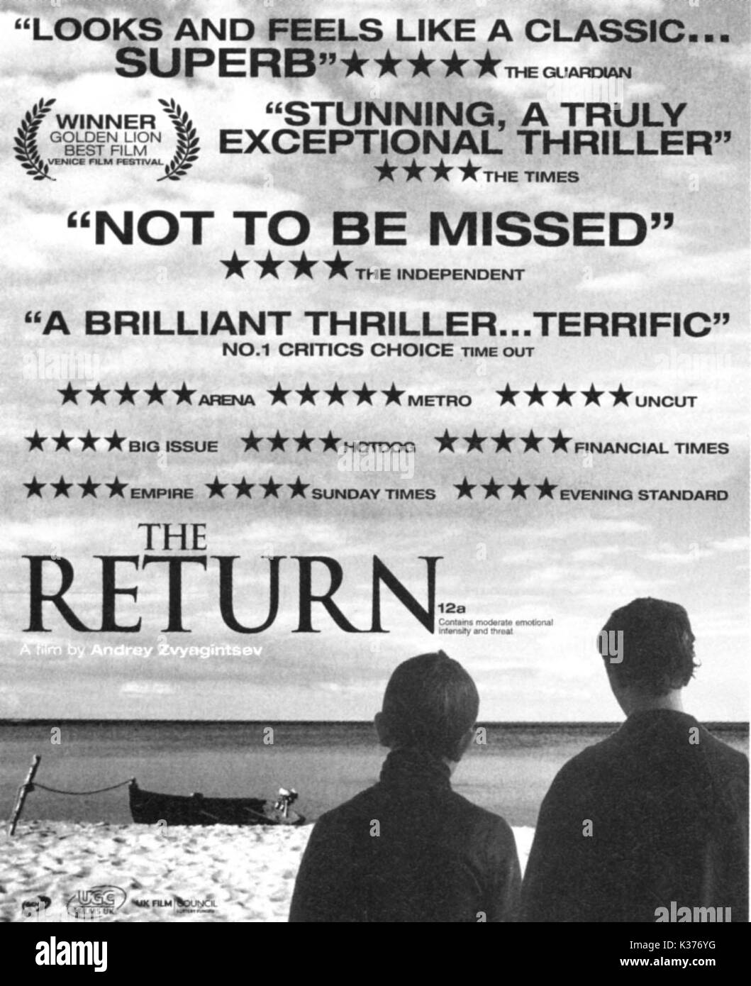 THE RETURN POSTER FROM THE RONALD GRANT ARCHIVE Date: 2003 Stock Photo ...