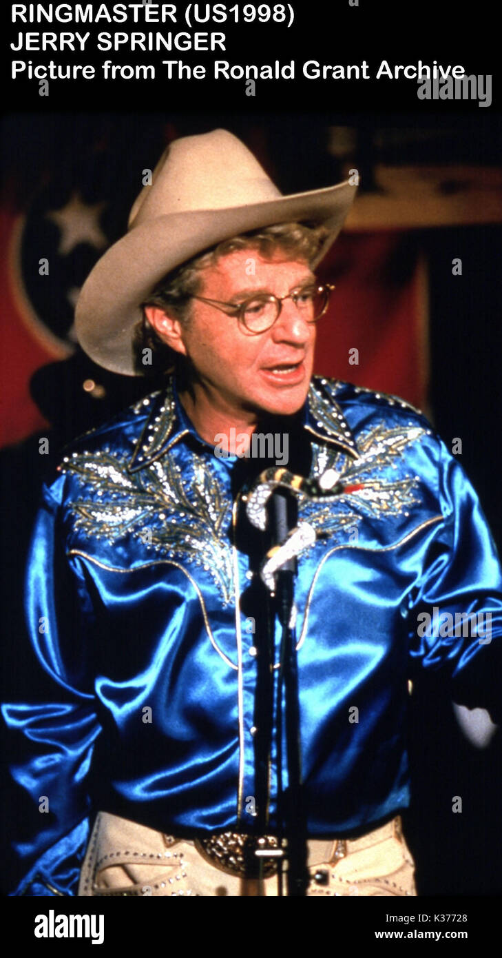 RINGMASTER JERRY SPRINGER Date: 1998 Stock Photo - Alamy