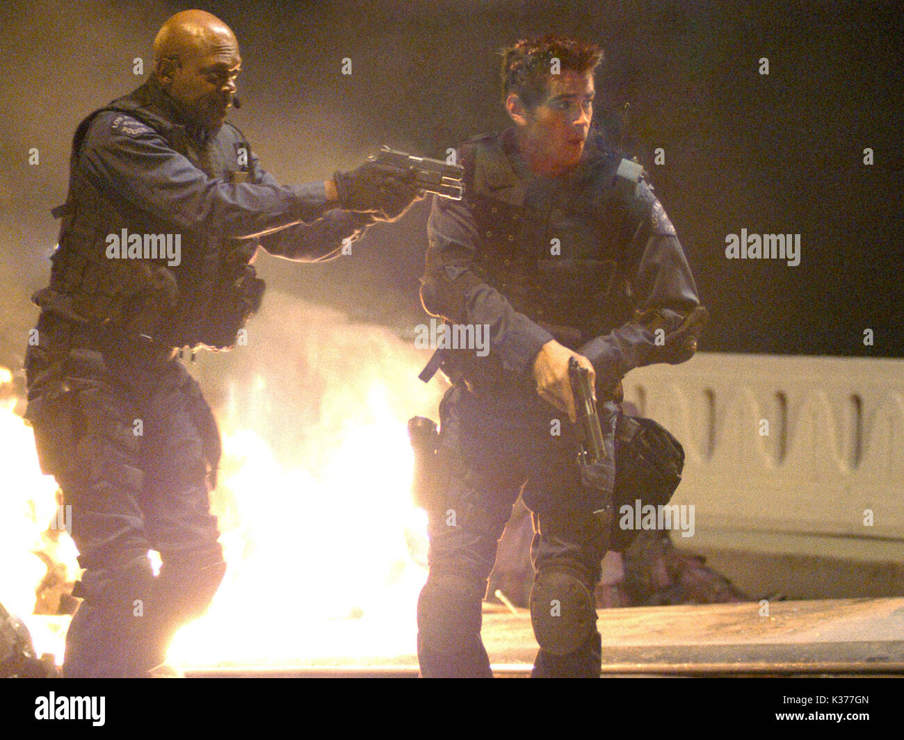 S.W.A.T. COPYRIGHT: COLUMBIA TRISTAR L-R, SAMUEL L. JACKSON, COLIN ...