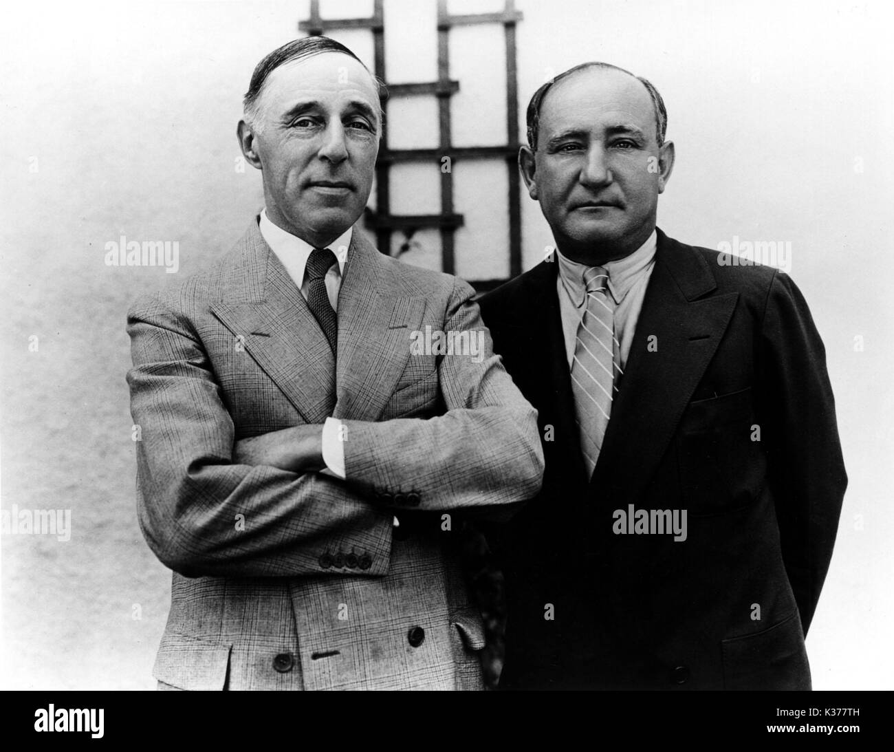 DW GRIFFITHS, director, with JOSEPH M SCHENCK, producer and film ...