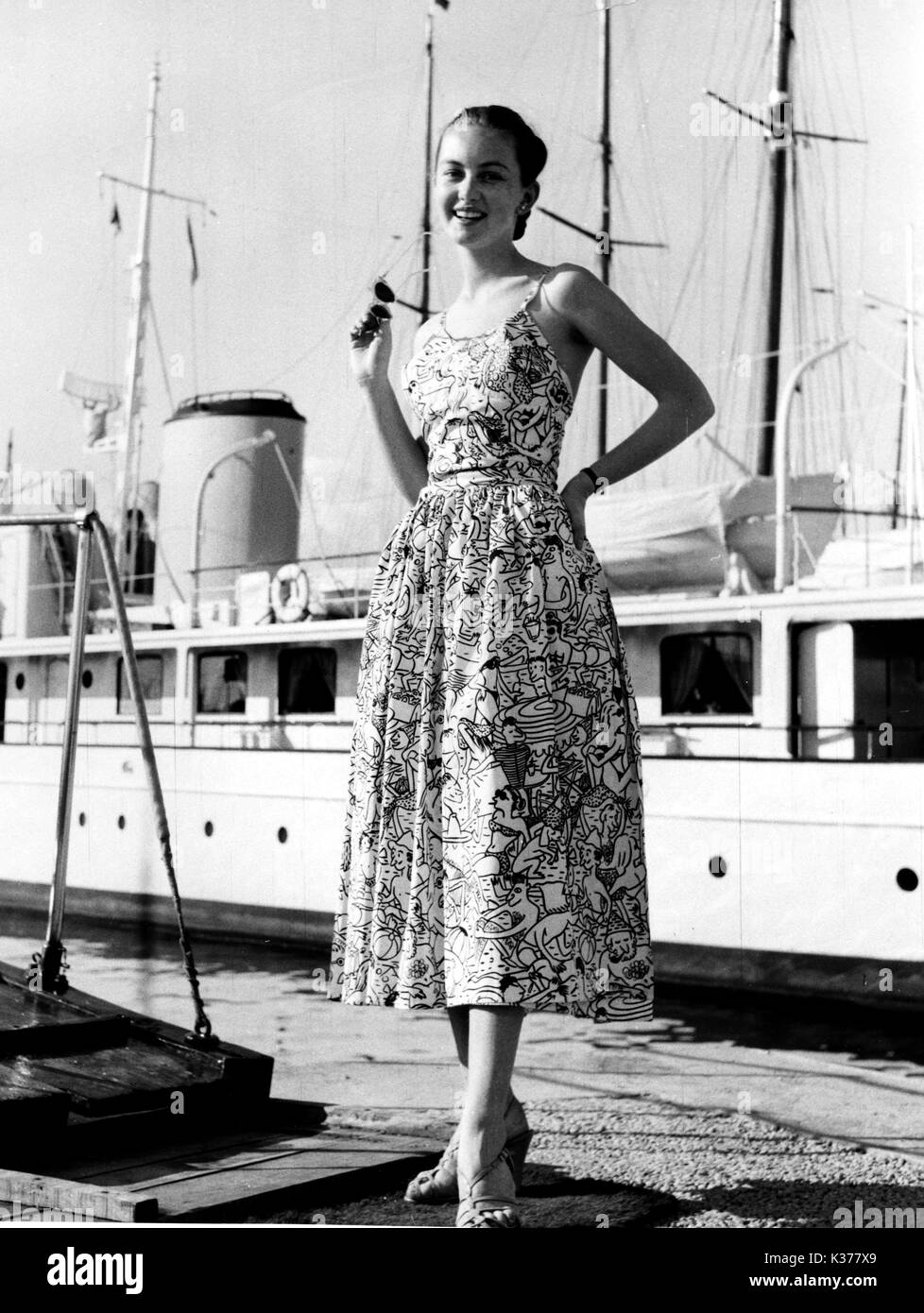 JANETTE SCOTT AT THE 1953 CANNES FILM FESTIVAL Stock Photo - Alamy