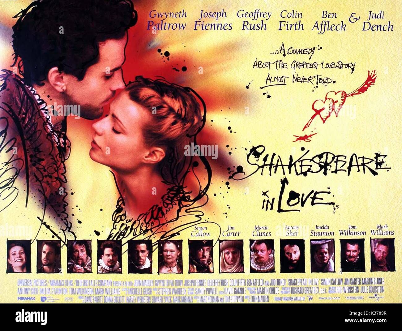 Shakespeare In Love Movie Poster