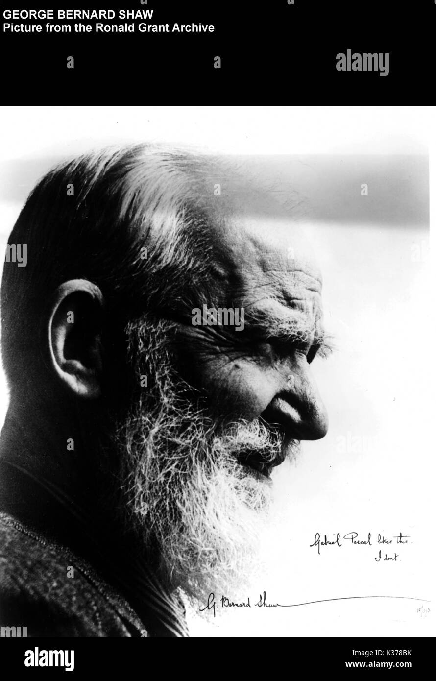 George bernard hi-res stock photography and images - Alamy