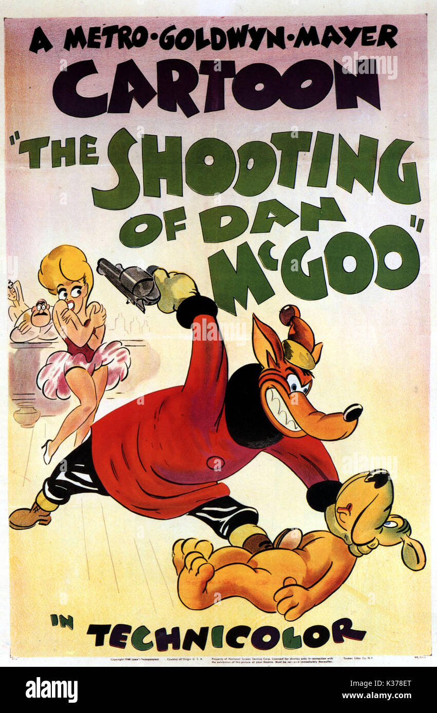 THE SHOOTING OF DAN McGOO Tex Avert cartoon Date: 1945 Stock Photo - Alamy