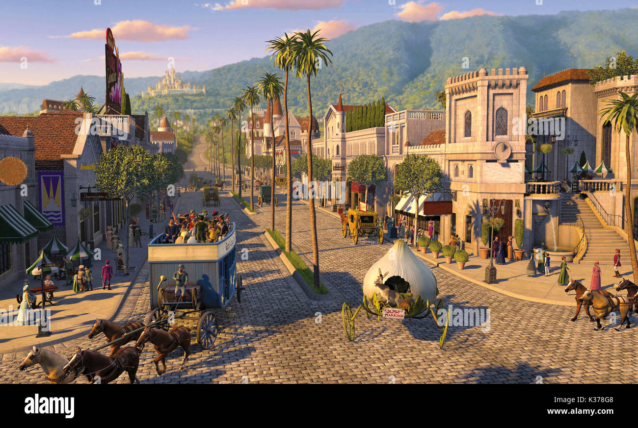 SHREK 2 COPYRIGHT: DREAMWORKS LLC. FAR FAR AWAY PICTURE FROM THE RONALD ...