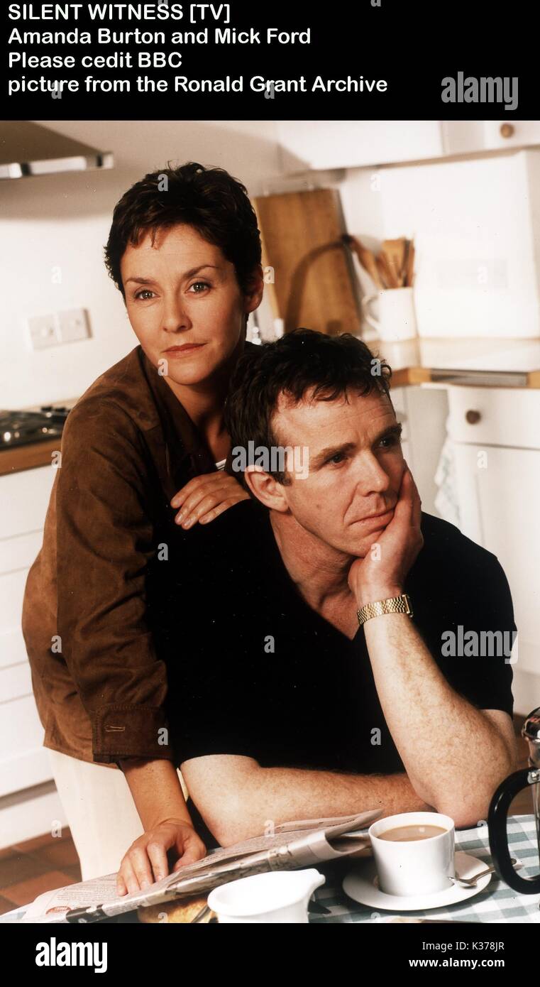 SILENT WITNESS AMANDA BURTON, MICK FORD Stock Photo - Alamy