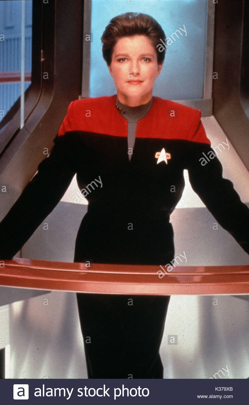 Kate Mulgrew Star Trek Voyager Stock Photos & Kate Mulgrew Star Trek ...