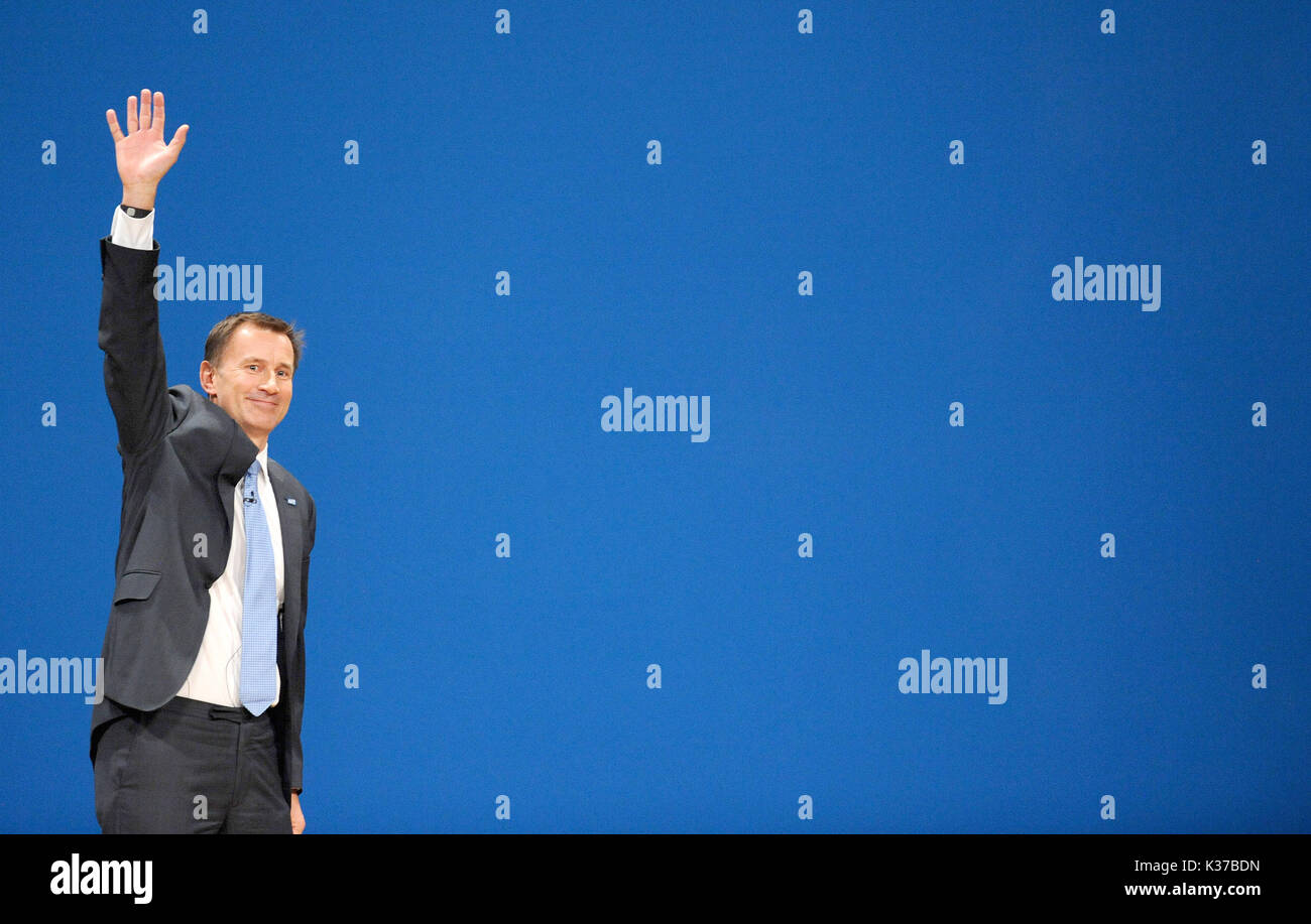 Photo Must Be Credited ©Alpha Press 079965 04/10/2016 Jeremy Hunt ...