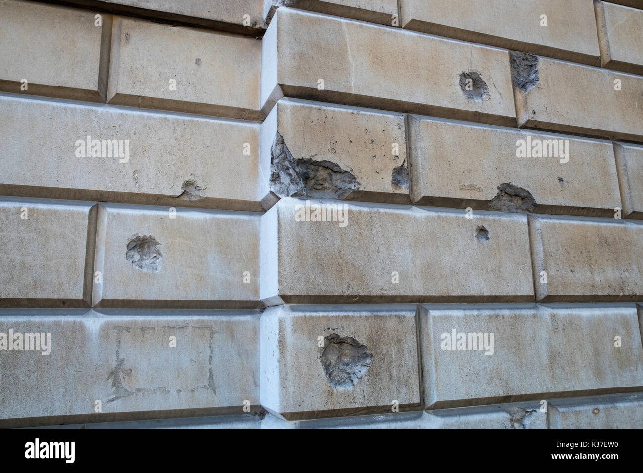 Shrapnel damage london hi-res stock photography and images - Alamy