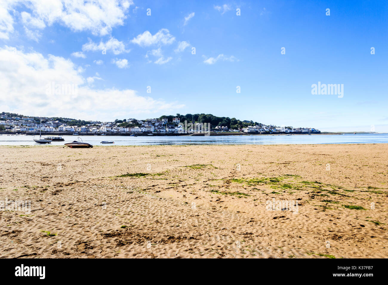 View of Appledore across the estuary of the River Torridge at Instow ...