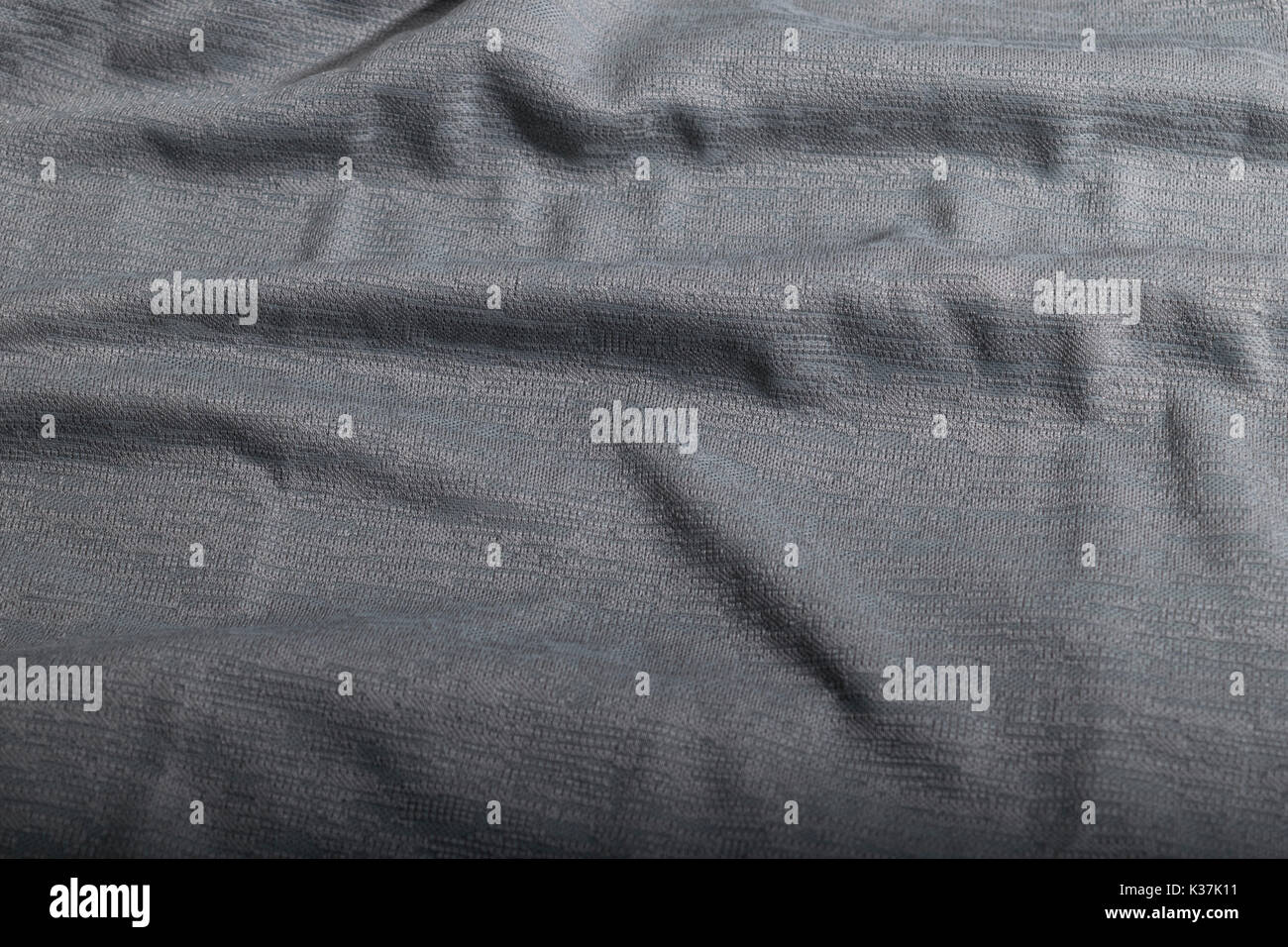wrinkled canvas synthetic grey fabric texture background Stock Photo ...