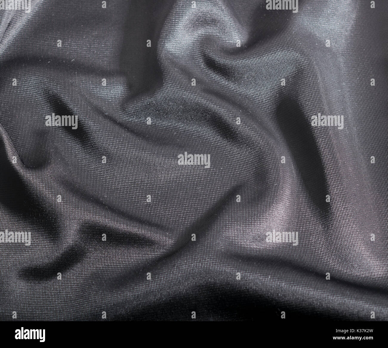wrinkled canvas synthetic grey fabric texture background Stock Photo ...
