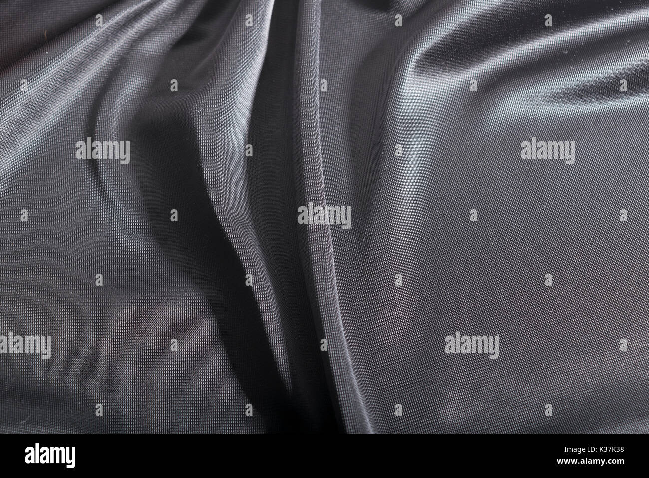 wrinkled canvas synthetic grey fabric texture background Stock Photo ...