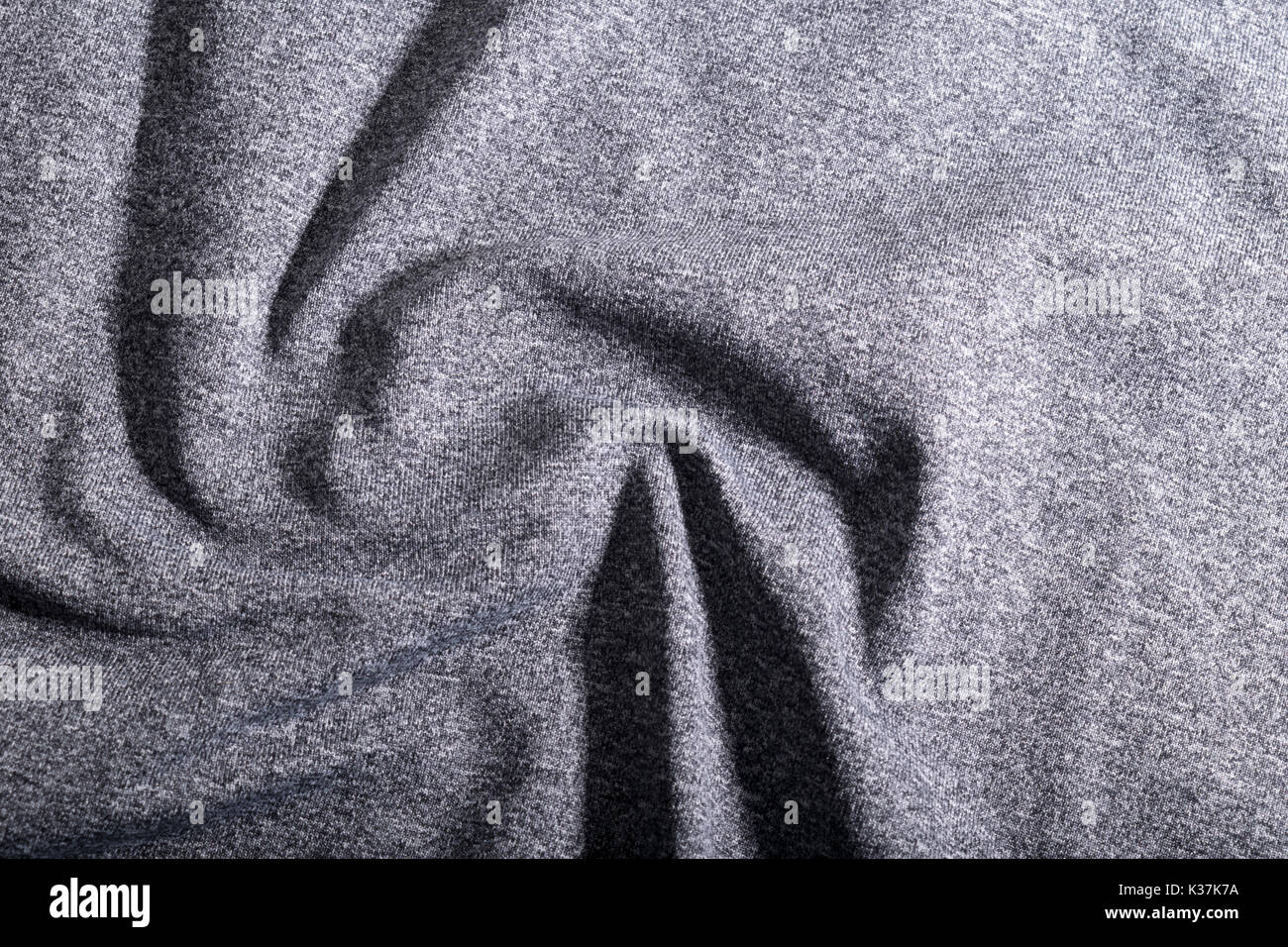 wrinkled canvas synthetic grey fabric texture background Stock Photo ...