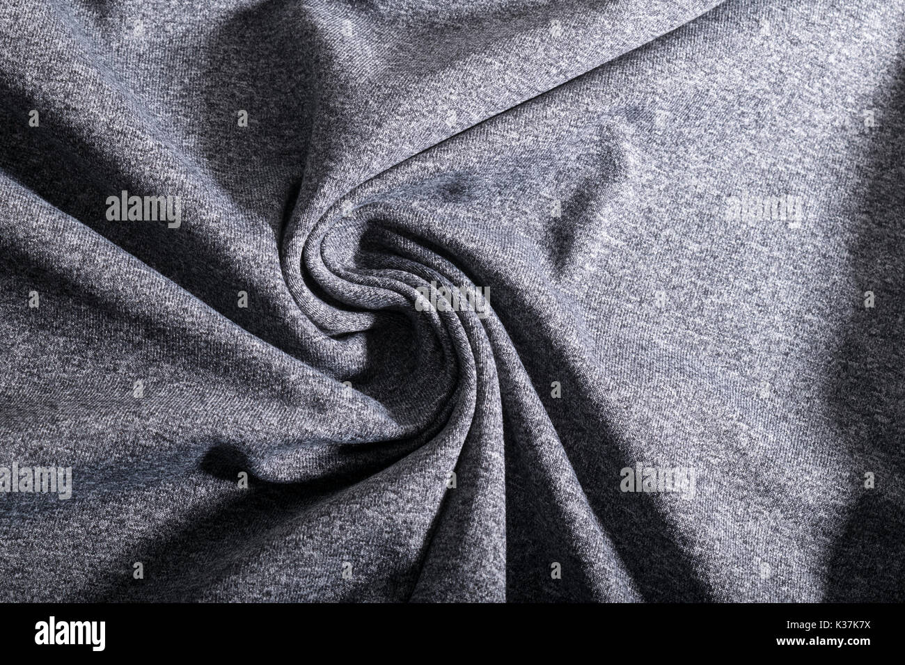 wrinkled canvas synthetic grey fabric texture background Stock Photo ...