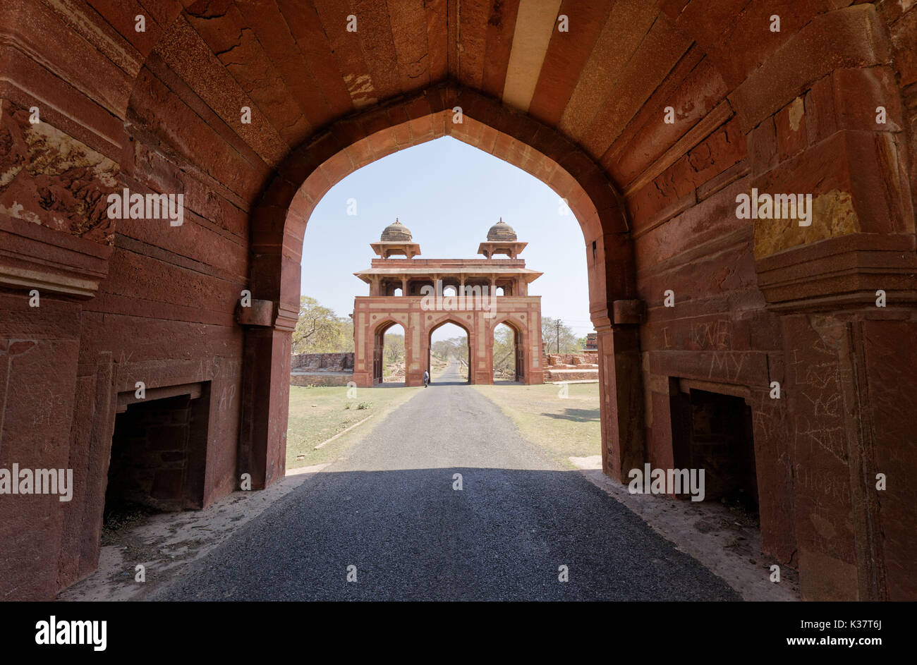 Fatehpur Sikri, India. Naqqar Khana (drum house). The Imperial complex ...