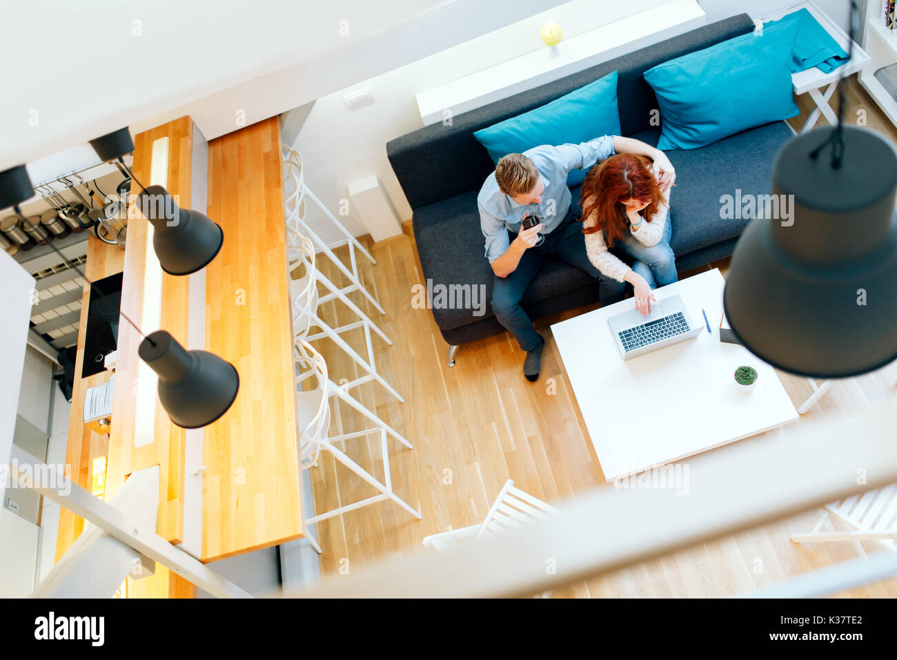 Living room typing hi-res stock photography and images - Alamy