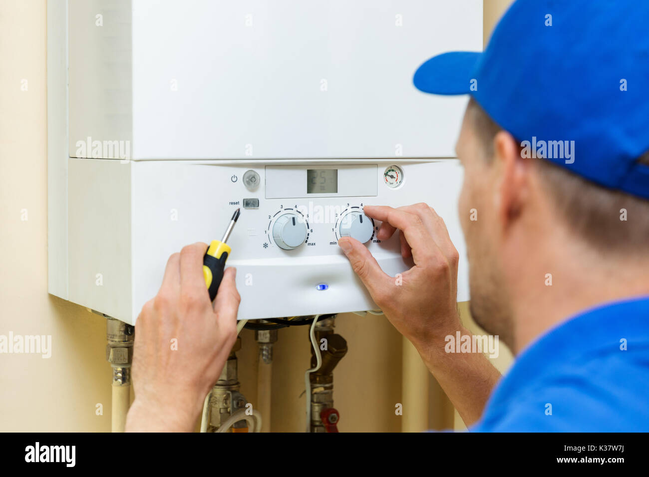 Gas home heating hi-res stock photography and images - Alamy