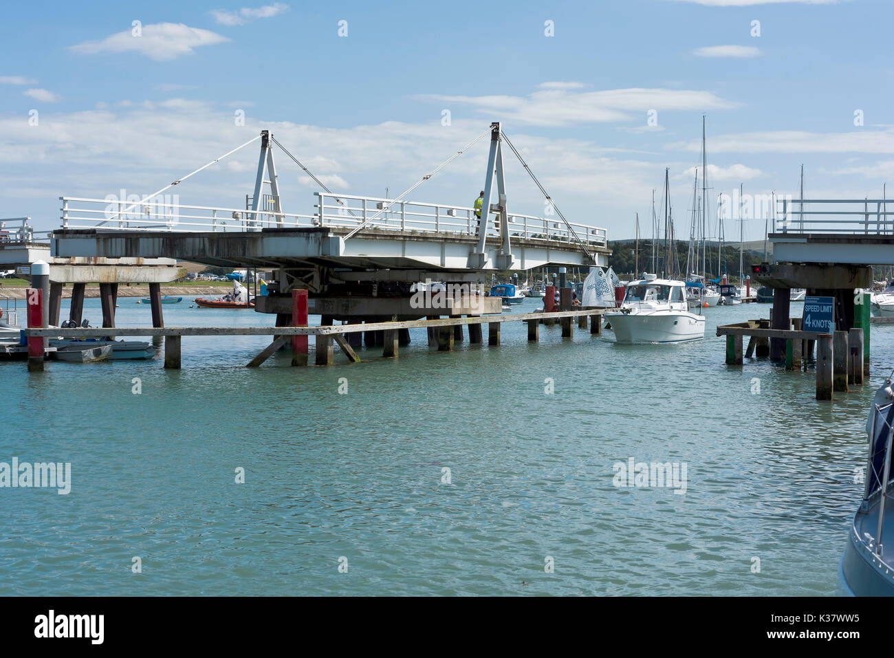 Swing Bridge Open High Resolution Stock Photography and Images - Alamy